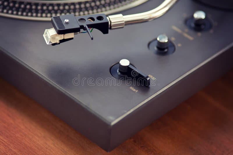 Vintage Record Player Tonearm Headshell Stock Image - Image of sound ...