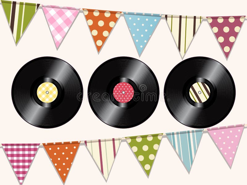 Vintage bunting frame stock vector. Illustration of event - 24740751