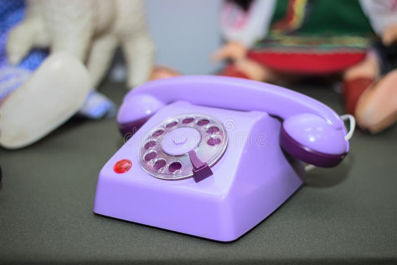 Violet phone stock image. Image of help, communication - 2336245