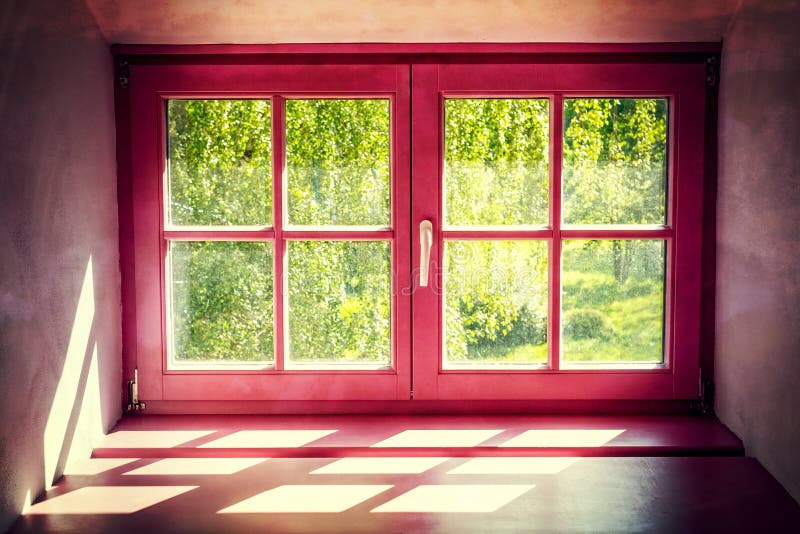 Vintage violet window stock photo. Image of gift, scratch - 41757872