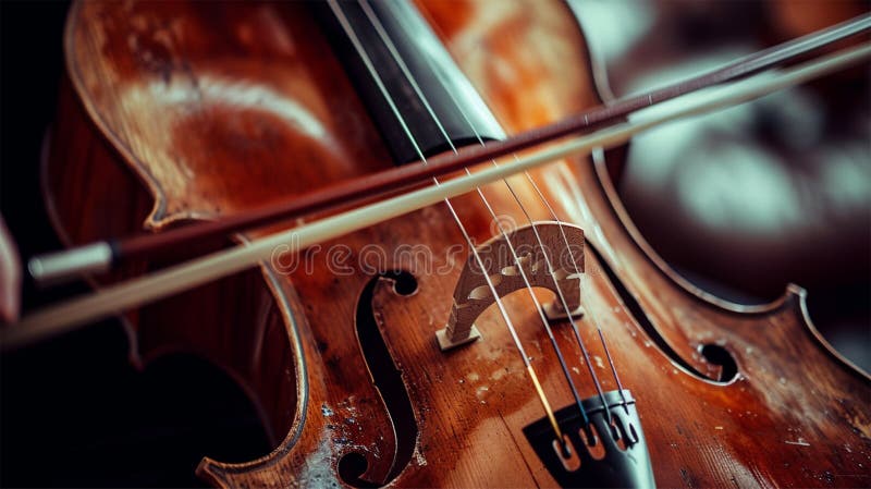 Vintage Violin Close-Up stock image. Image of traditional - 305742283