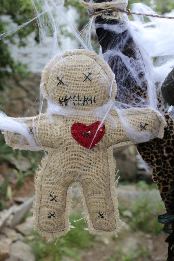 Vintage Voodoo Doll in Spooky Setting Stock Image - Image of religion ...