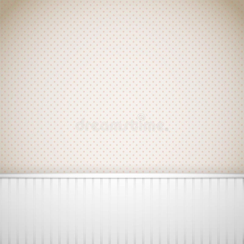 Vintage Wall with Wooden Panels Stock Vector - Illustration of pattern ...