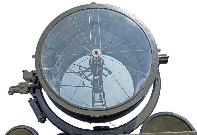 Old military searchlight stock image. Image of defense - 33498081