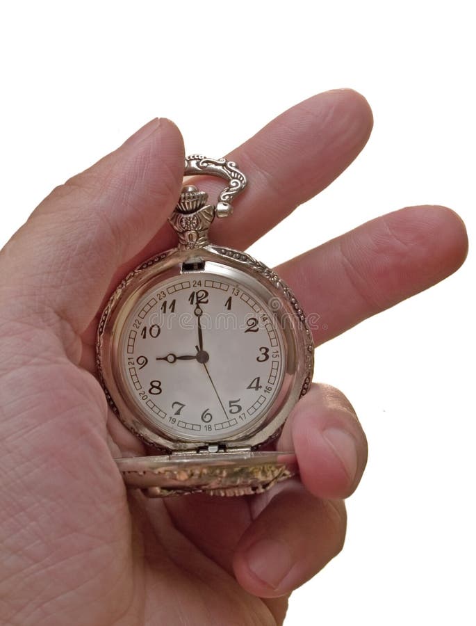 Watch in the Arm. Time Concept Stock Image - Image of minute, future ...
