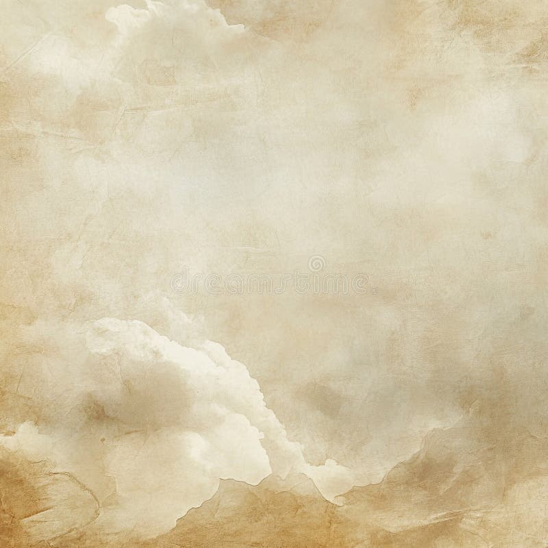 Vintage Weathered Paper Texture with Cloudy Patterns for Backgrounds ...