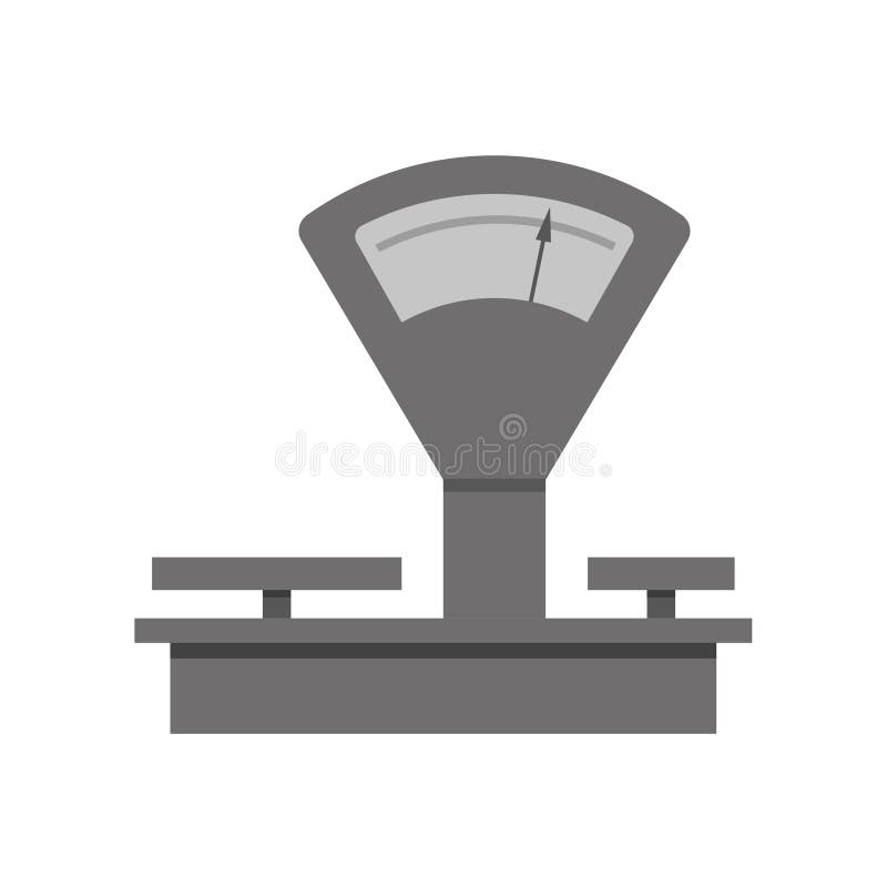 Weighing scales silhouette stock vector. Illustration of legal - 9337283