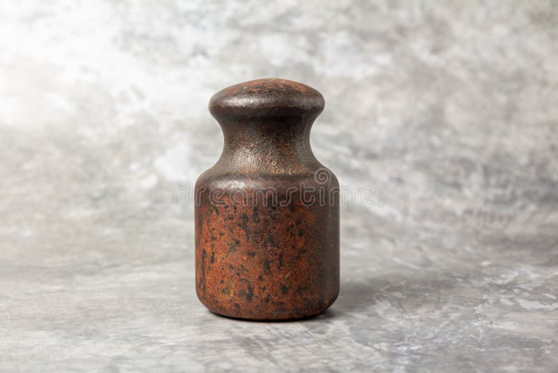 Vintage weights for scales stock photo. Image of heavy - 234158614