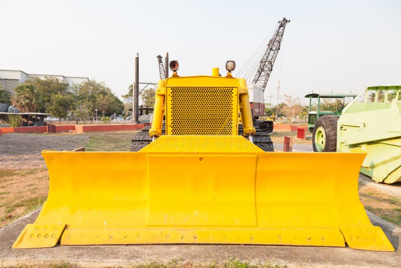 Vintage Wheel Loader Machine Stock Image - Image of equipment, loader ...