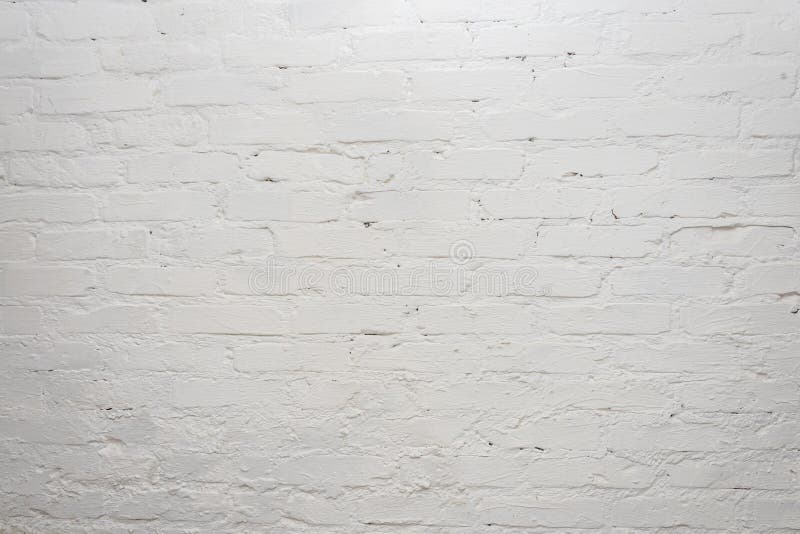 Vintage White Brick Wall Texture for Design. Panoramic Background for ...