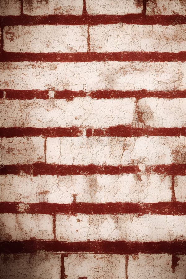 Vintage White and Red Bricks Background. Generative AI Stock ...