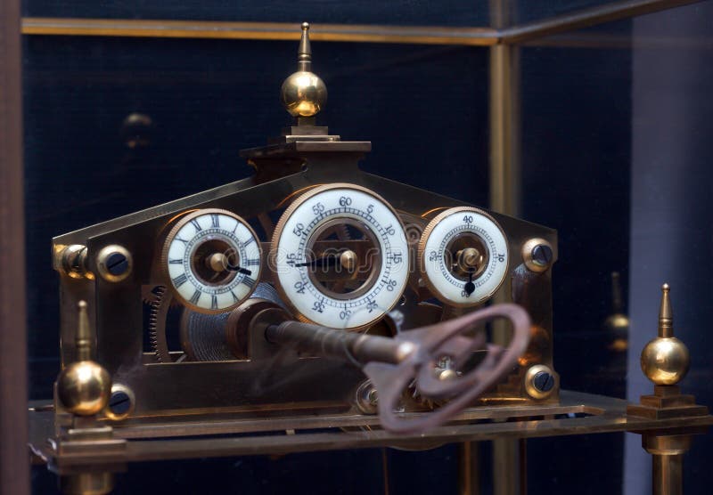 Antique Wind Up Clock Face Stock Photos - Free & Royalty-Free Stock ...