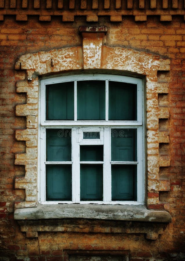 Old window stock photo. Image of abstract, natural, houses - 10614694