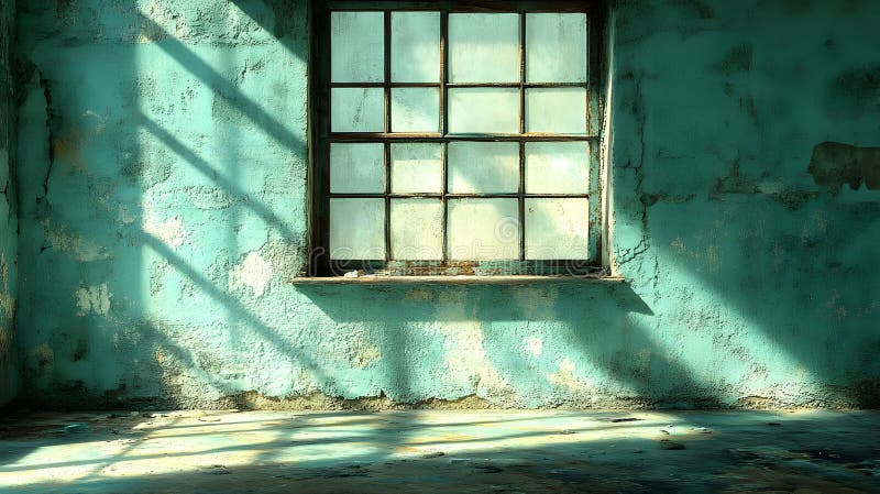 Vintage Window with Light Rays Background Stock Image - Image of space ...