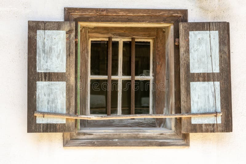 Vintage Window of an Old House Stock Photo - Image of frame, house ...