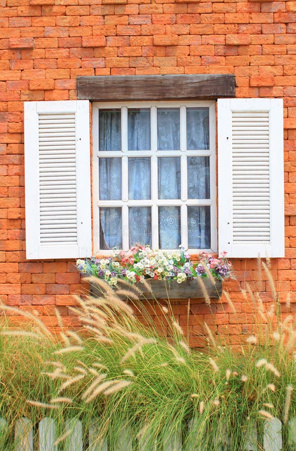 Vintage window stock photo. Image of decorative, exterior - 39241974