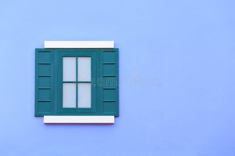 Vintage Window with Wall Background Stock Photo - Image of background ...