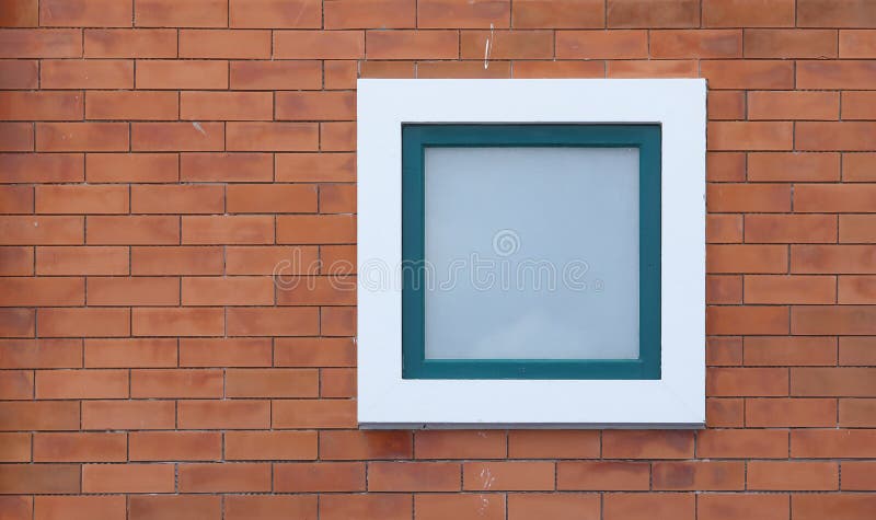 Vintage Window with Wall Background Stock Photo - Image of decoration ...