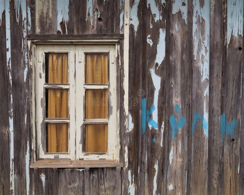 Vintage Windows on the Old Wood Plate Stock Image - Image of windows ...