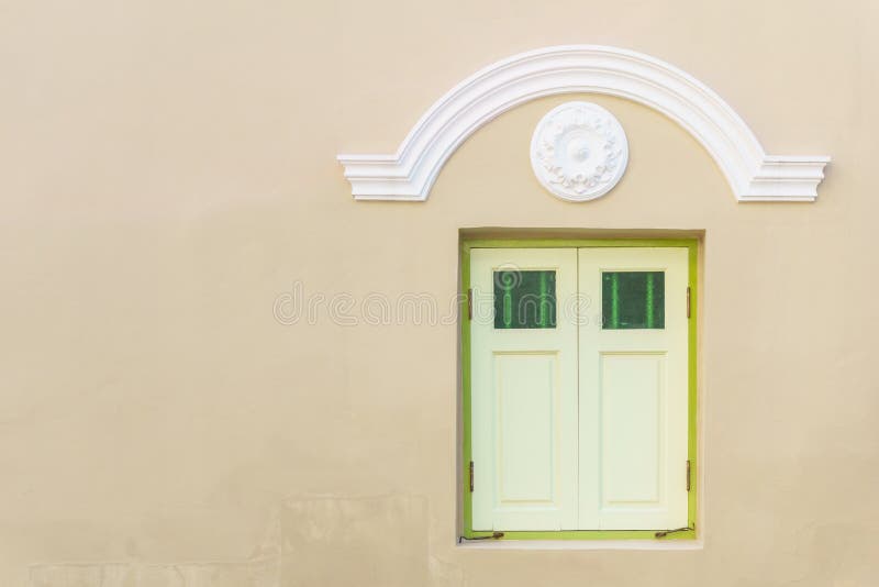Vintage Windows on the Wall Stock Photo - Image of blank, wood: 58148428