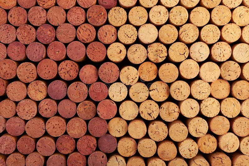 Vintage Wine Corks. Wine Corks of Red and White Wine, Close-up Stock ...