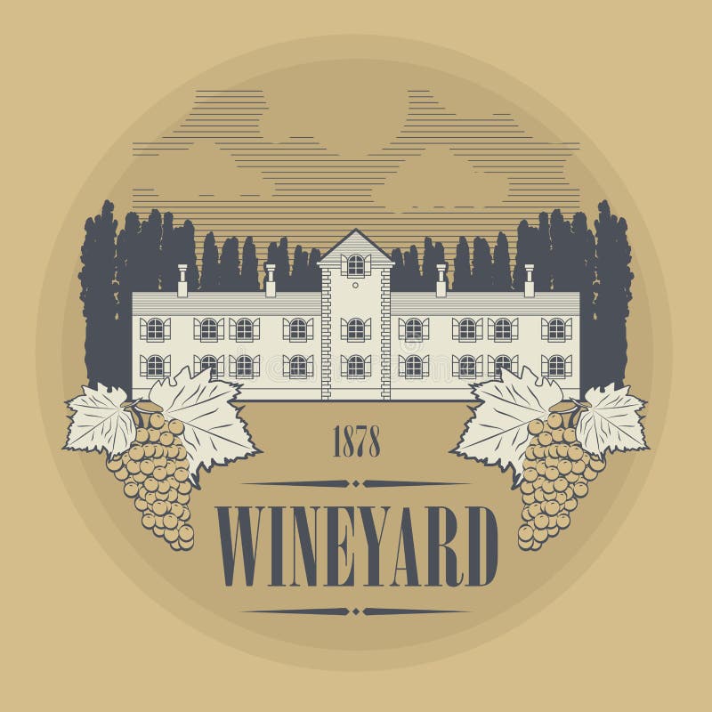 Vintage wine label stock vector. Illustration of alcohol - 65086428