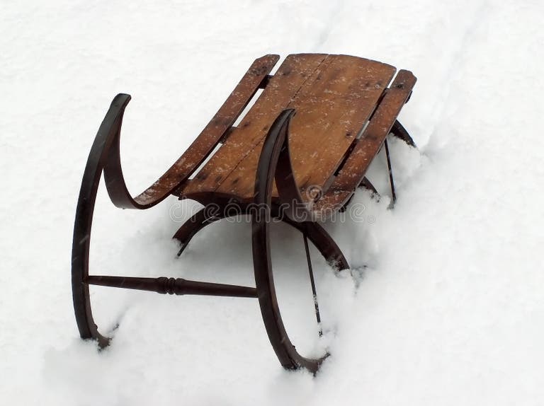 Vintage winter sled stock image. Image of sled, vintage - 501243