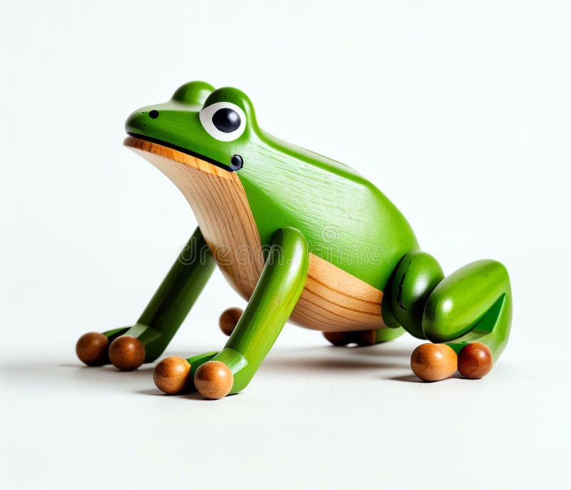 Vintage Wood Frog Toy Stock Illustrations – 14 Vintage Wood Frog Toy ...
