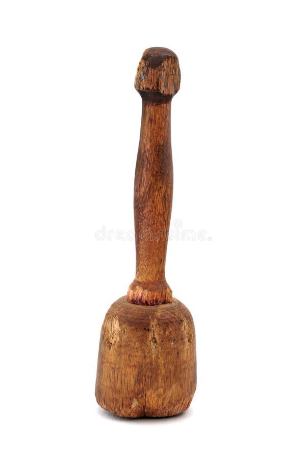 Vintage wood pestle stock image. Image of pestle, wood - 3853963