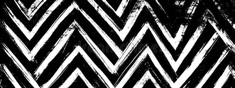 Vintage Woodcut Illustration Showcasing a Zigzag Line Texture in Bold ...