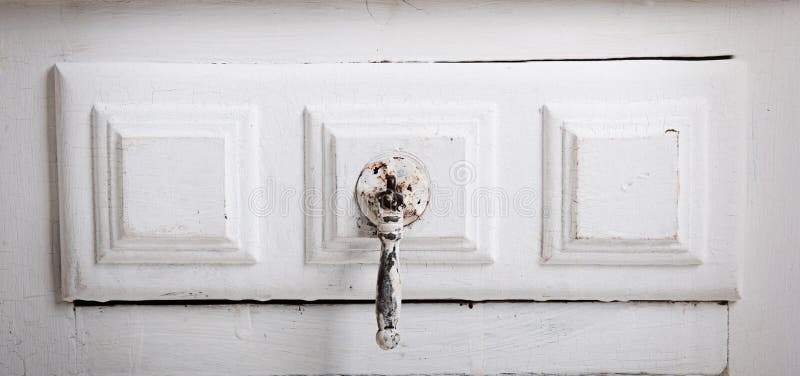 Vintage Wooden Cabinet with Open Drawer Stock Image - Image of detail ...