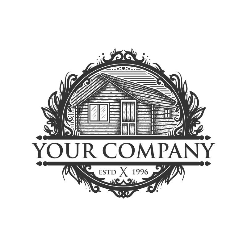 Vintage Victorian Emblem Logo Bakery Shop Stock Vector - Illustration ...