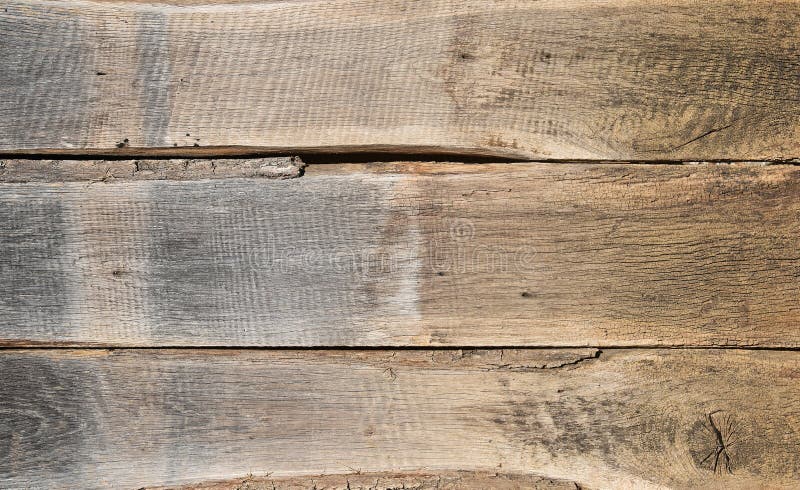 Vintage Wooden Panel with Horizontal Planks and Gaps Stock Photo ...