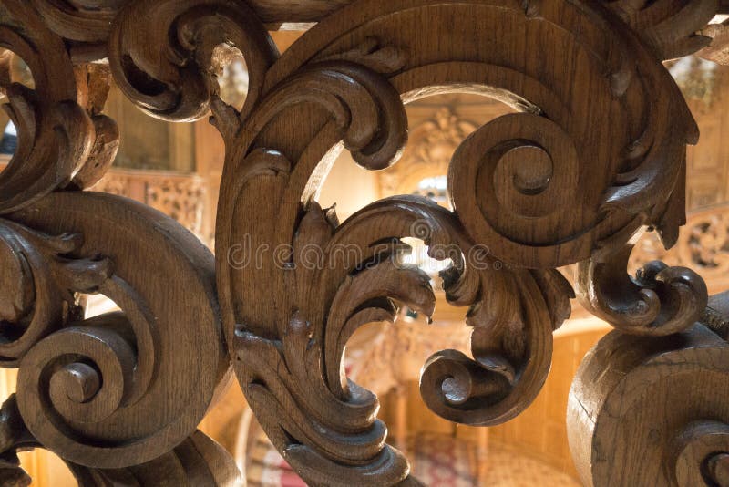 Vintage Wooden Patterns. Woodcarving. Stock Photo - Image of luxury ...
