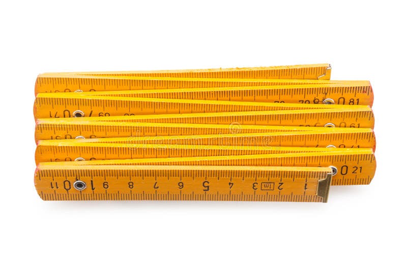 Vintage Wooden ruler stock image. Image of long, length - 39518239