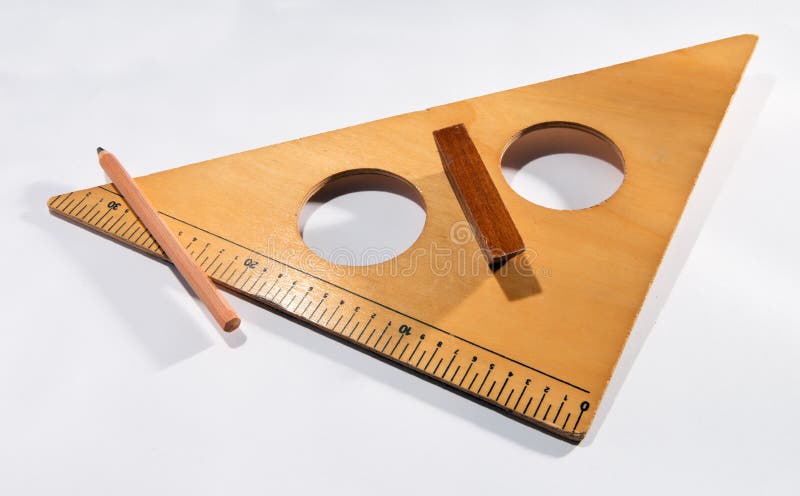 Vintage Wooden Set Square or Right Angle Stock Image Image of square scale 39913059