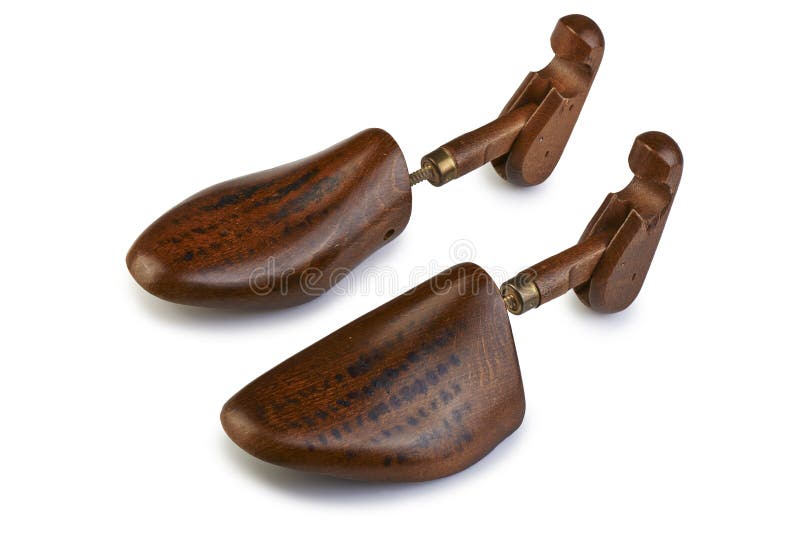 Vintage wooden shoe tree stock photo. Image of background - 38189872