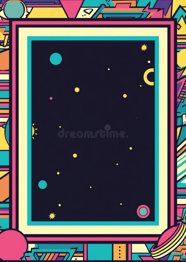 Vintage Workout Video Frame 80s Retro Nostalgic Stock Illustration ...