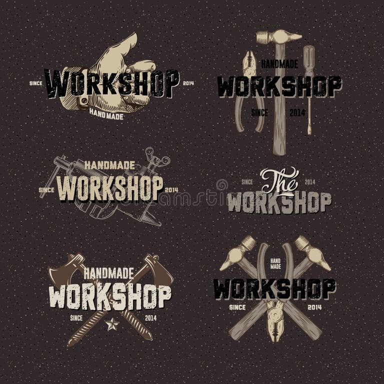 Workshop Badges Stock Illustrations – 677 Workshop Badges Stock ...