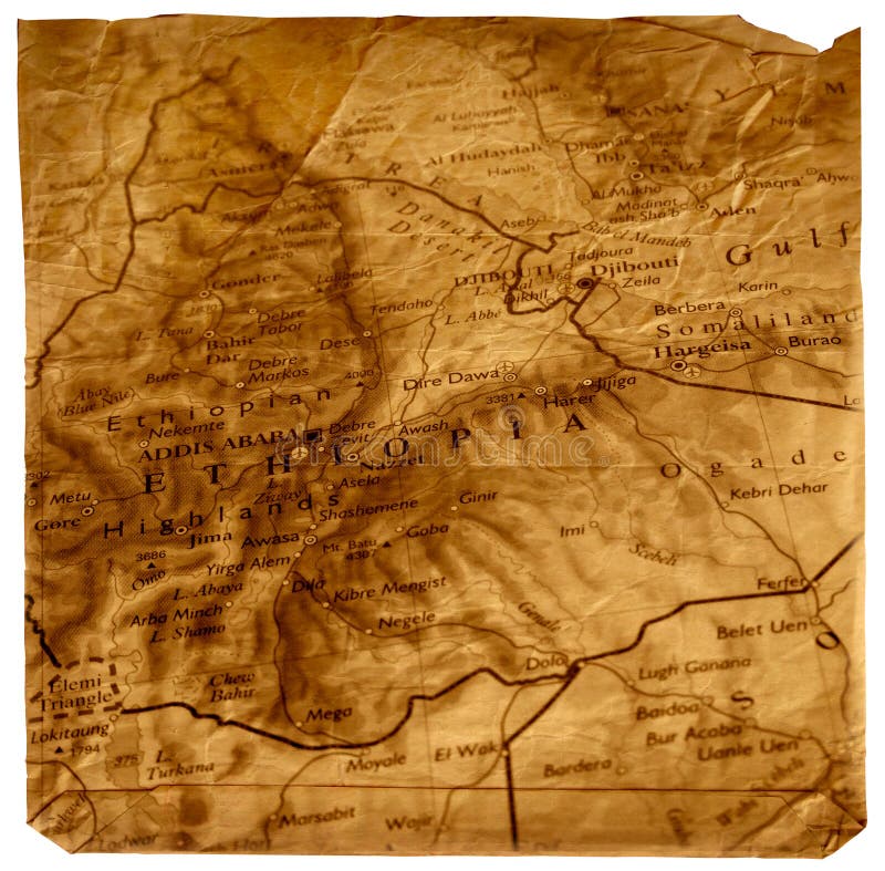 Old Topographical Map (Expedition Background ) Stock Illustration ...