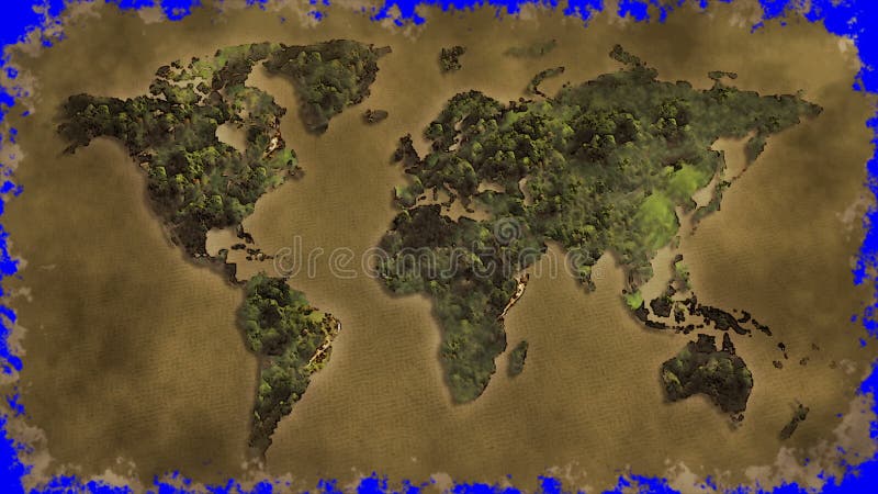 Vintage world map burn stock footage. Video of international - 40874448