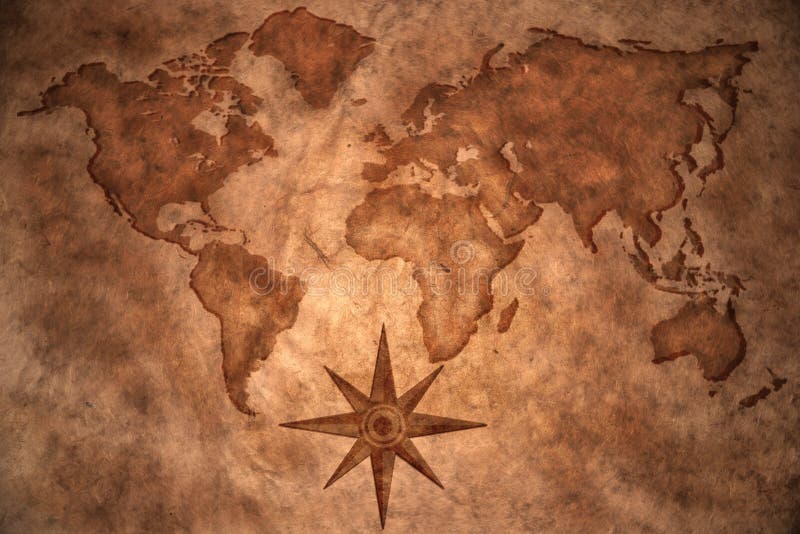 Physical World Map With Rivers And Mountains