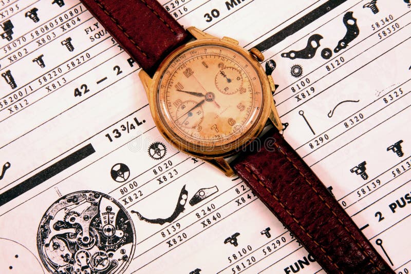 Vintage Wrist Watch stock image. Image of detail, historic - 7286953
