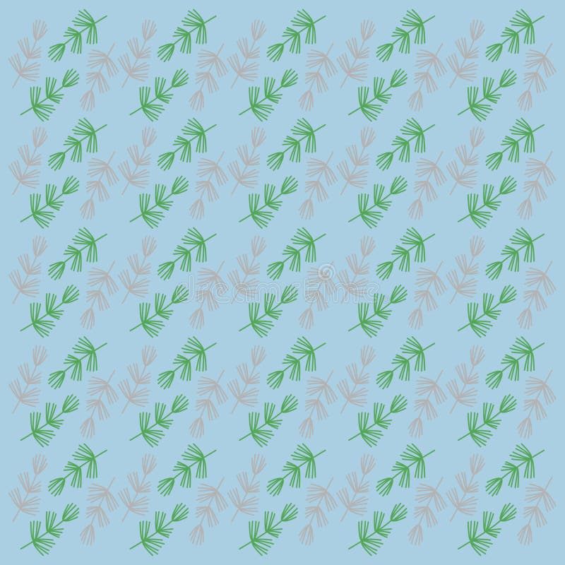 Vintage Xmas Needles Design Pattern Texture Stock Vector - Illustration ...