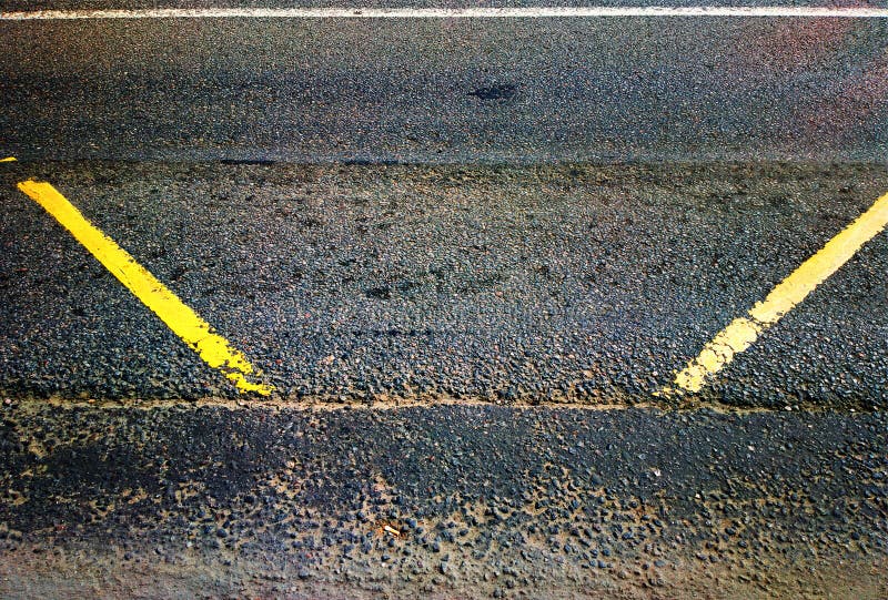 Yellow Marking of Pedestrian Crossings at the Intersection. Diagonal ...