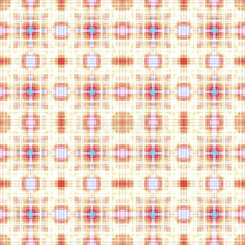Vintage Yellow and Orange Grid Pattern Stock Illustration ...