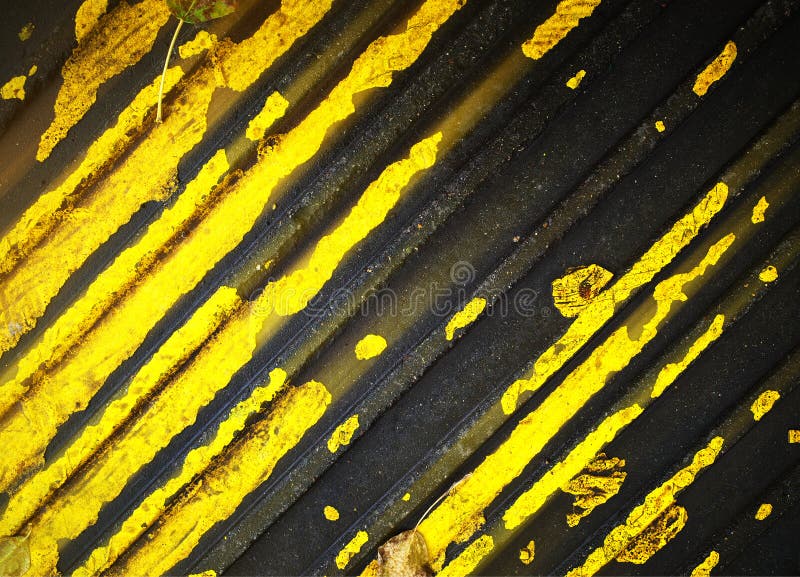 Vintage Yellow Painted Lines on Street Pavement Texture Background ...