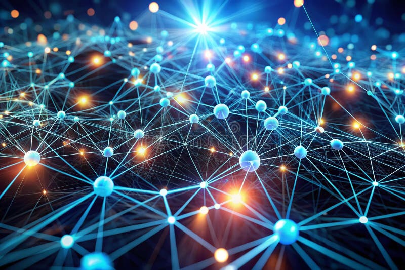 A VintageInspired Digital Network Visualization Exploring Connectivity ...