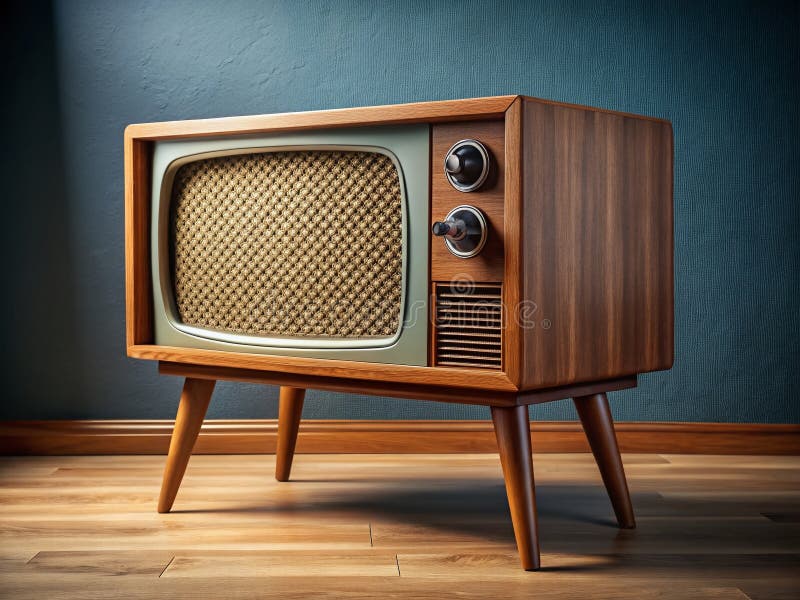 VintageInspired Smart Speaker a Retro TV Design Blending Classic Style ...