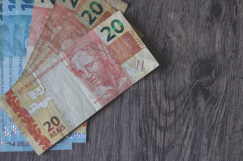 Vinte reais foto de stock. Imagem de despesas, pagamento - 39057812